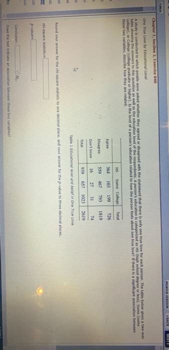 solved chapter 1 section 2 exercise 040 one true love by