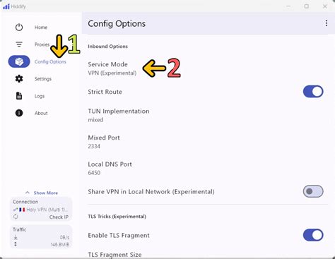 آموزش Hiddify Next در ویندوز پیشنهادی UnitaVPN