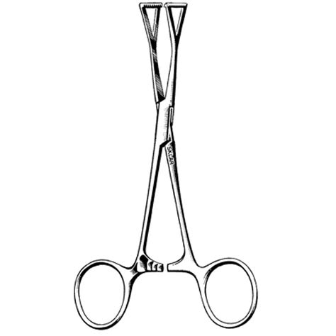 Sklar Duval Lung Forceps 8 1 Serrated Jaw Stainless Steel Medicalex