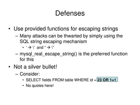 Ppt Sql Injection Attacks Powerpoint Presentation Free Download Id