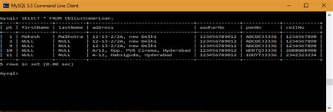 Mysql Select Statement