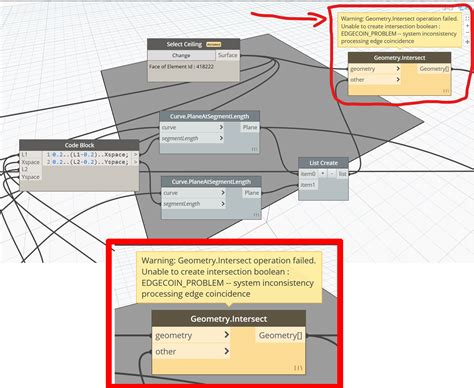 Warning Geometry Intersect Operation Failed Unable To Create Intersection Boolean Edgegoin