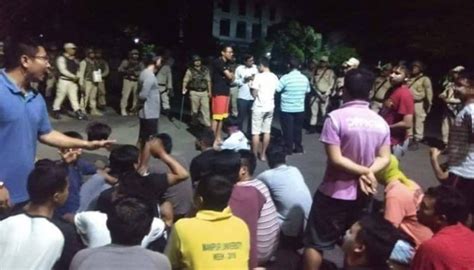 Six Professors Manipur University Babes Arrested