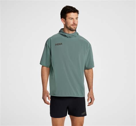 Short Sleeve Wind Shell Performance Top Hoka®