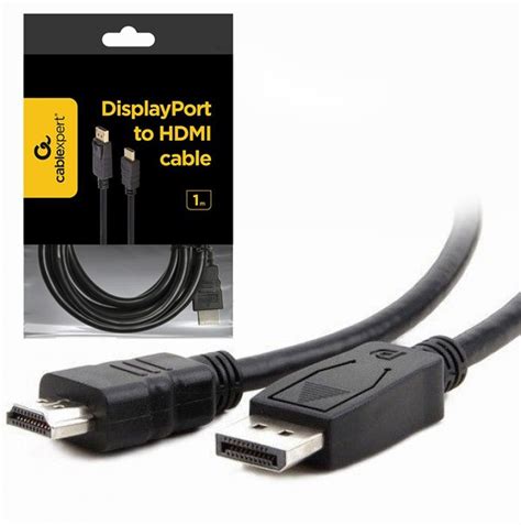 Cc Dp Hdmi 1m Gembird Displayport Na Hdmi Digital Interface Kabl 1m G