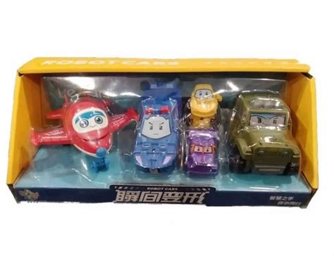 Multicolor Pvc Toy Fr Transformer Car 5pcs 5502ab For Personal