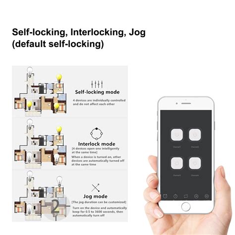 Tuya Wifi Smart Switch Module 1 2 4ch Ac Dc 7 32v 85 250v Jog Self