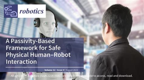Mdpi On Linkedin A Passivity Based Framework For Safe Physical Human