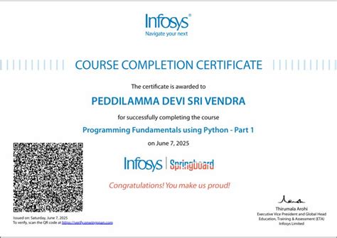 Python Programming Infosysspringboard Learningjourney Codinglife