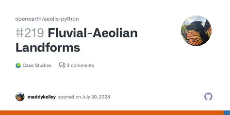 Fluvial Aeolian Landforms Openearth Aeolis Python Discussion 219