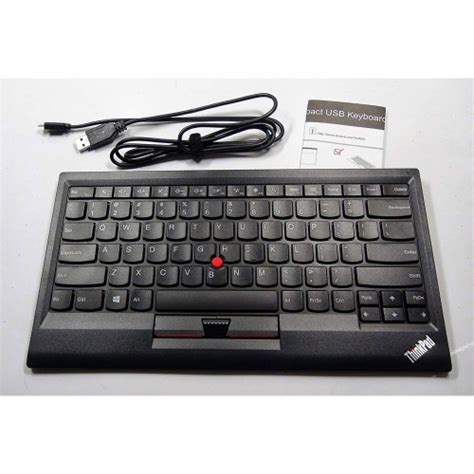 Jual Lenovo Thinkpad Wired Usb Keyboard With Trackpoint Model 0b47190 Hitam Kab Sidoarjo