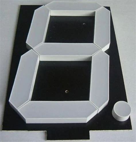 Seven Segment Jumbo Display Seven Segment Jumbo Display With Pcb