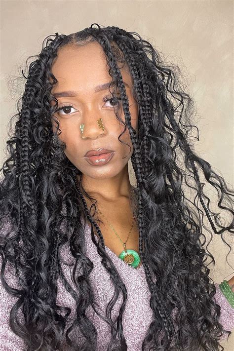 The Sexiest Ways To Wear Bohemian Braids Boho Braids Curly Craze