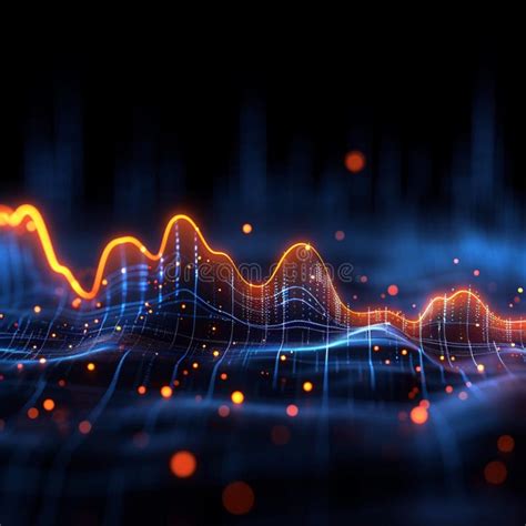 Image Of A Graph Chart With A Sleek Dynamic Line Stock Illustration Illustration Of Visual
