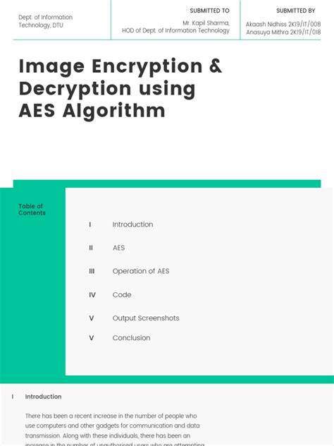 Image Encryption And Decryption Using Aes Algorithm Pdf Encryption