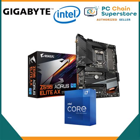 Intel Core I7 11700k 11th Gen Unlocked 8 16 C T 5 0ghz Max Processor Gigabyte Z590 Aorus Elite