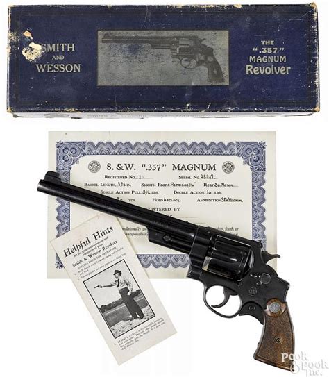 Smith And Wesson Registered Magnum Revolver Sold At Auction On 18th