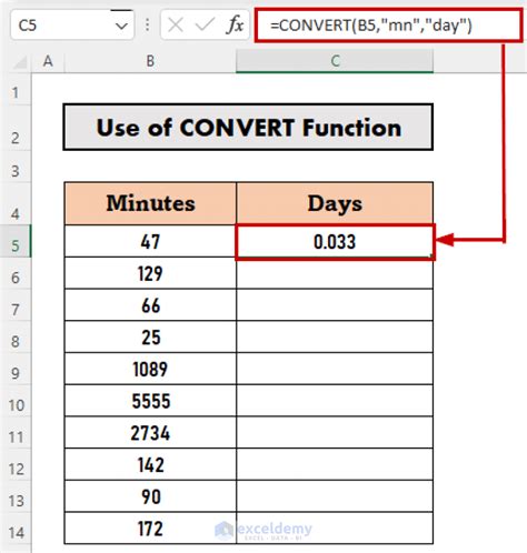 How To Convert Minutes To Days In Excel 3 Easy Methods