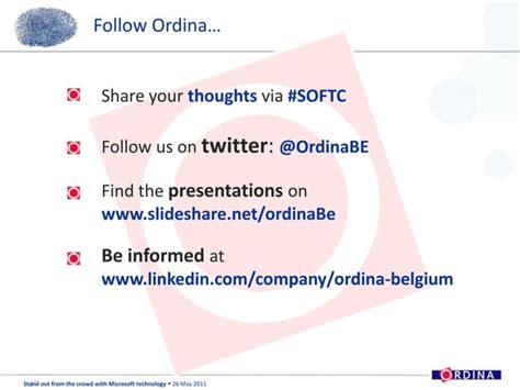 ordina softc presentation deployment with tfs build and workflow ppt