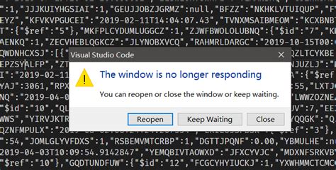Vscode Freezes When Open Specific JSON Issue 93370 Microsoft