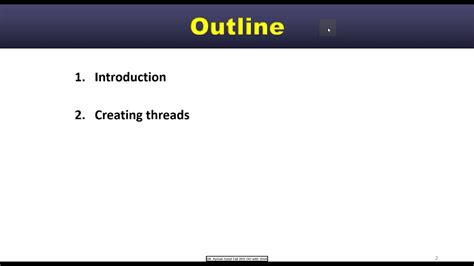 Introduction To Object Oriented Programming With Java Ch 8 Part 1 Threads Youtube