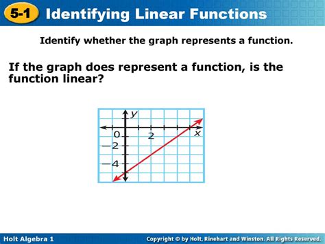 Objectives Identify Linear Functions And Linear Equations Ppt Download