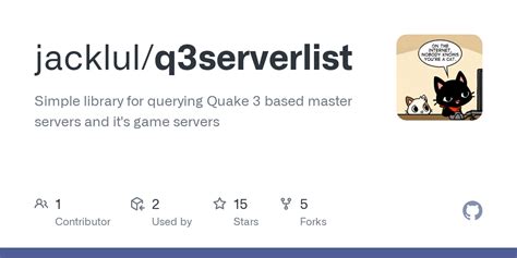 GitHub Jacklul Q3serverlist Simple Library For Querying Quake 3 Based Master Servers And It S