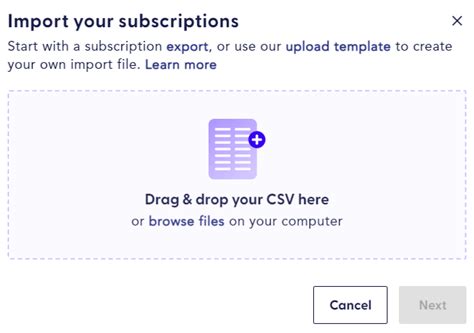 Bulk Update Subscriptions With The Import Tool Recharge