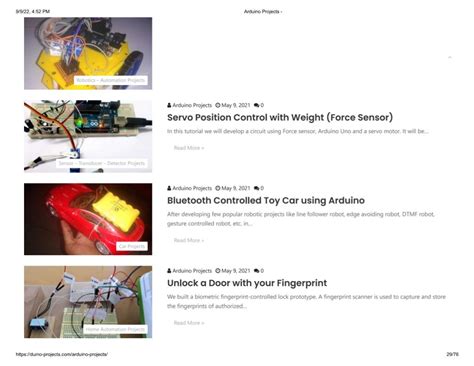 Latest Arduino Projects Pdf List Downloadable Free Pdf