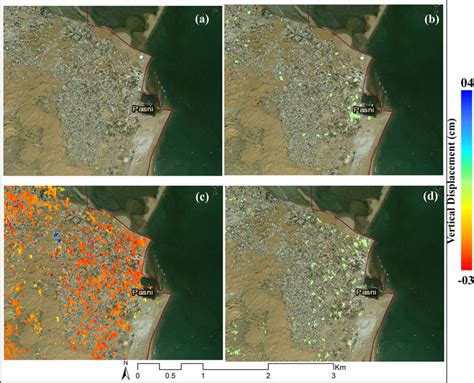 The Vertical Displacement Cm Detected By Sar Interferometry Prior To