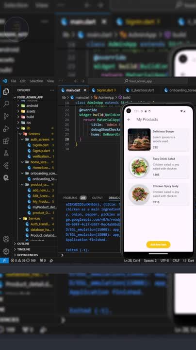 waseem akram on linkedin buildinpublic flutter app food fyp