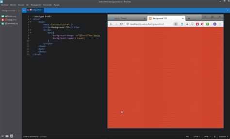 Como colocar imágenes de fondo con CSS Cable Naranja