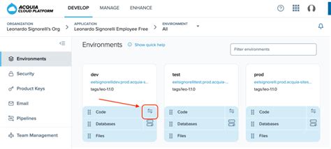 Install A New Drupal Application With Acquia Cloud IDE Code Snippets
