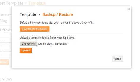 Upload Xml Template File On Blogger Stramaxon