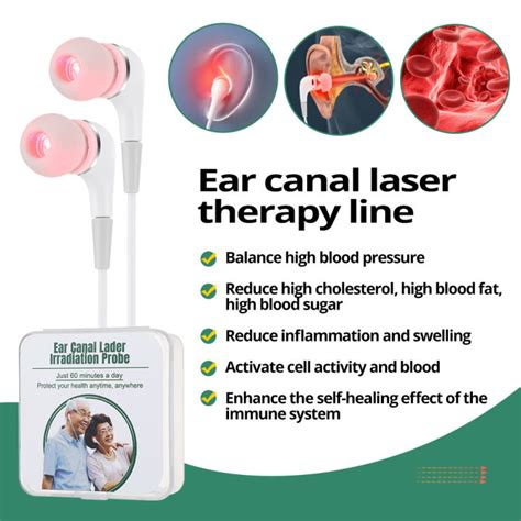 Agdoad Terapi Telinga Tinnitus 650nm Panjang Gelombang Penyumbat