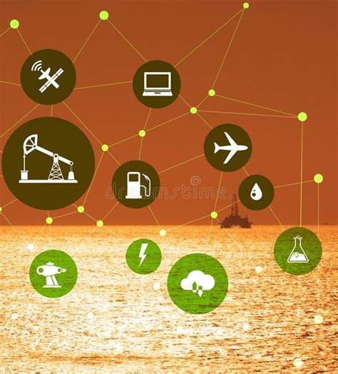 Concept Of Automation In Oil And Gas Industry Stock Image Image Of Drilling Fuel 267617153