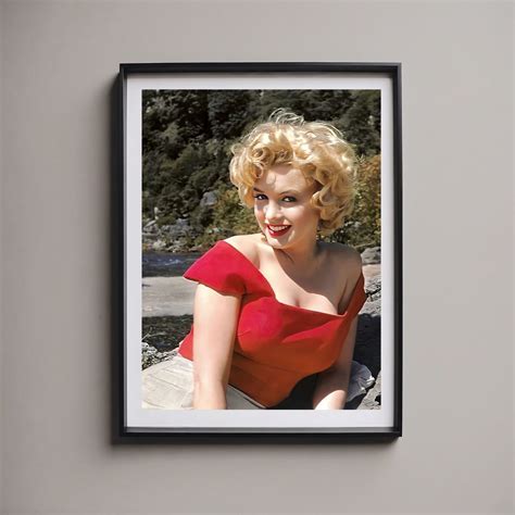 Marilyn Monroe Glamour Photo C 1952 Color Multiple Sizes Classic