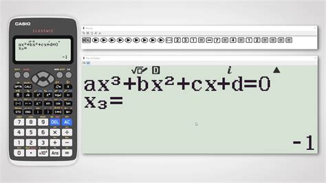 how to solve polynomial equation casio calculator casio scientific