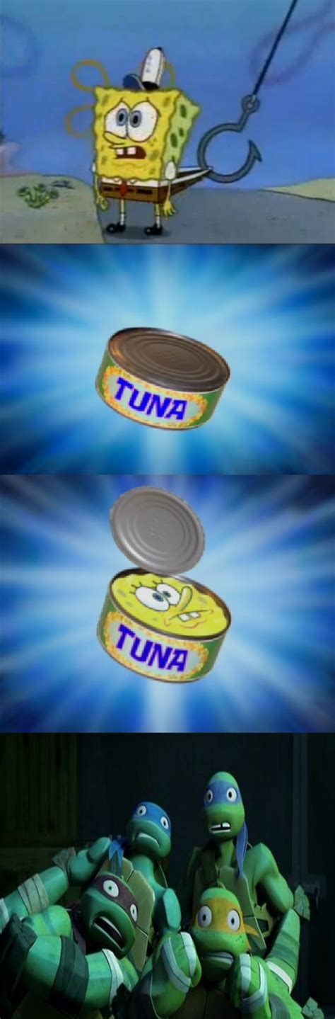 Turtles React To Spongebob Getting Hooked By Aaronmitchell05 On Deviantart