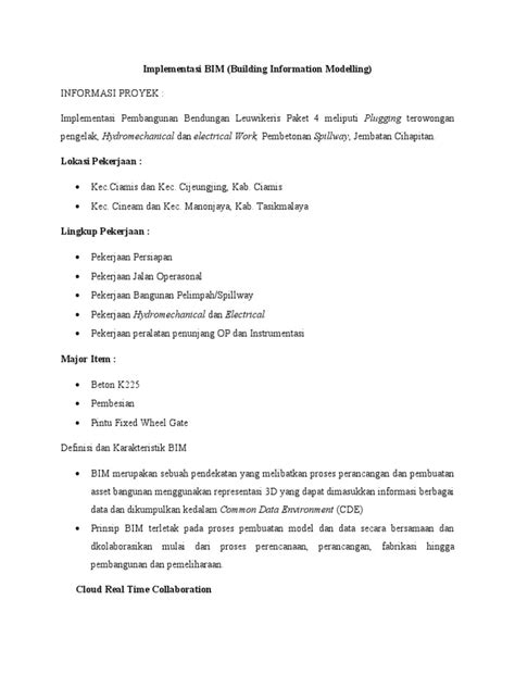 Implementasi Bim Pdf