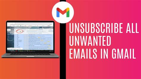 How To Unsubscribe All Unwanted Emails In Gmail Mass Delete Emails In Gmail 2 Methods Youtube