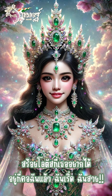 ตุ๊กกี้มือเฮง ภูริวิศิษฐ์เทวาลัย แจกภาพตั้งจอ แม่มรกต แม่สร้อยโลตัส สร้อยที่เธอแย่งกัน