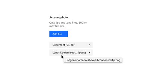 Overflow Content Carbon Design System