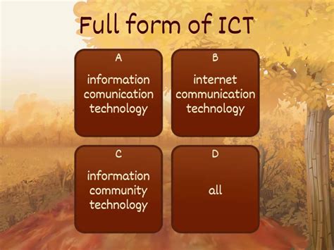 Ict Test Quiz