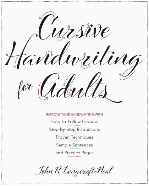 Cursive Handwriting For Adults Easy To Follow Lessons Step By