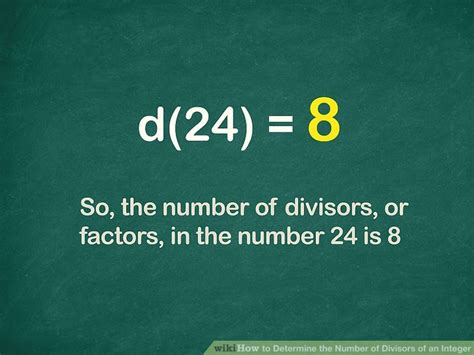 How To Determine The Number Of Divisors Of An Integer 10 Steps