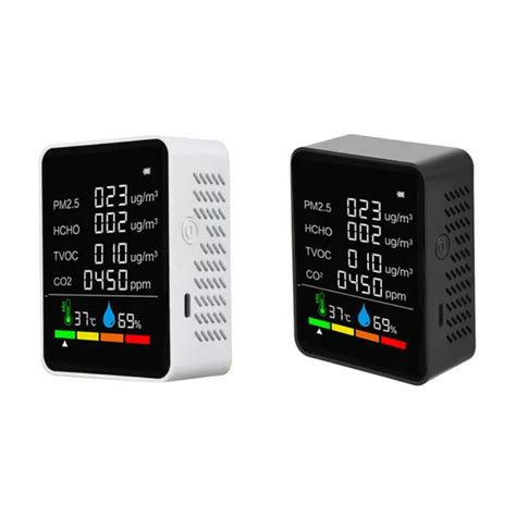 DIGITAL CO2 METER Temperature Humidity Carbon Dioxide TVOC HCHO PM2 5 Detector EUR 28 06