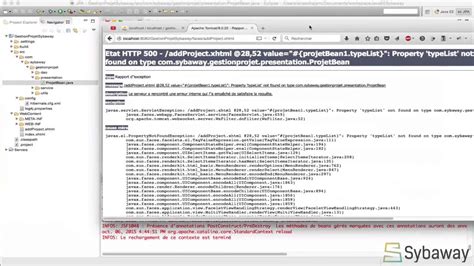 Tutoriel Hibernate Et Jsf 72 Remplir Le Composant Selectonemenu Via