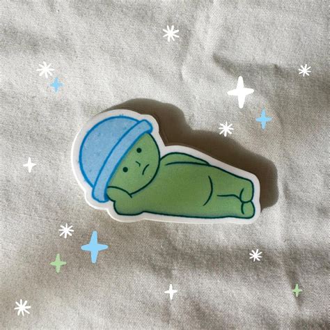 Smiski Sticker Cute Die Cut Vinyl Sticker Ready For Stanley Cup