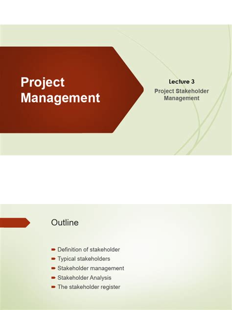 Effective Project Stakeholder Management Pdf Communication